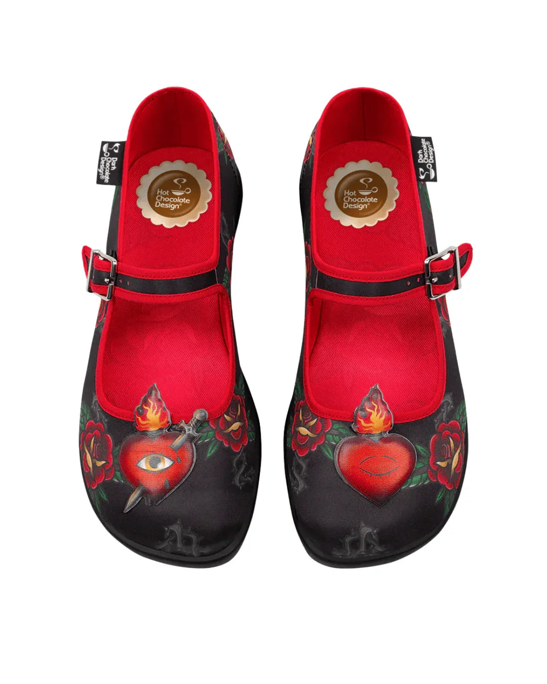 Hot Chocolate Design Heart MJ Shoes | Sacred Heart