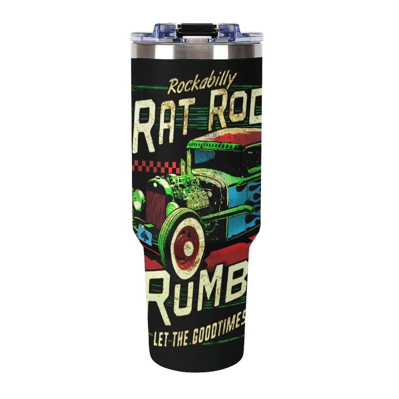 Rat Rod Rumble 40oz Tumbler | Poison Arrow Retro