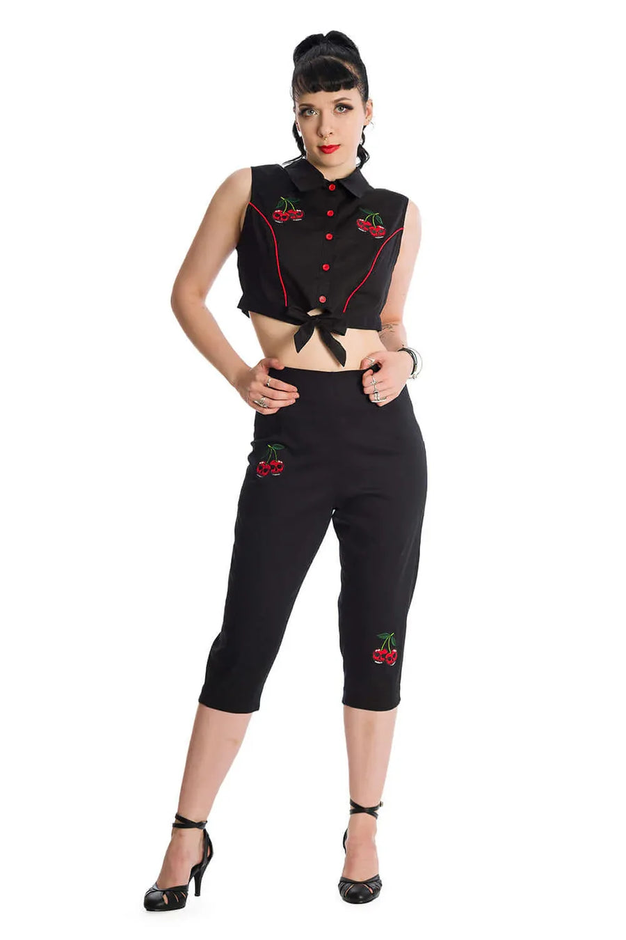 Rockabilly & Pin-Up Capris | Vintage High-Waisted Pants