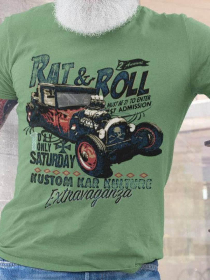 Rat & Roll - Mens T-Shirt | Poison Arrow Retro