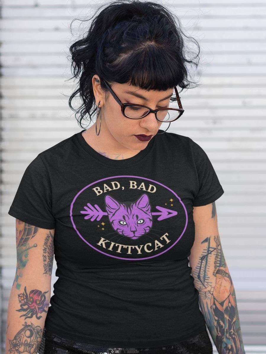 Bad Bad Kitty Women's Tee | Poison Arrow Retro