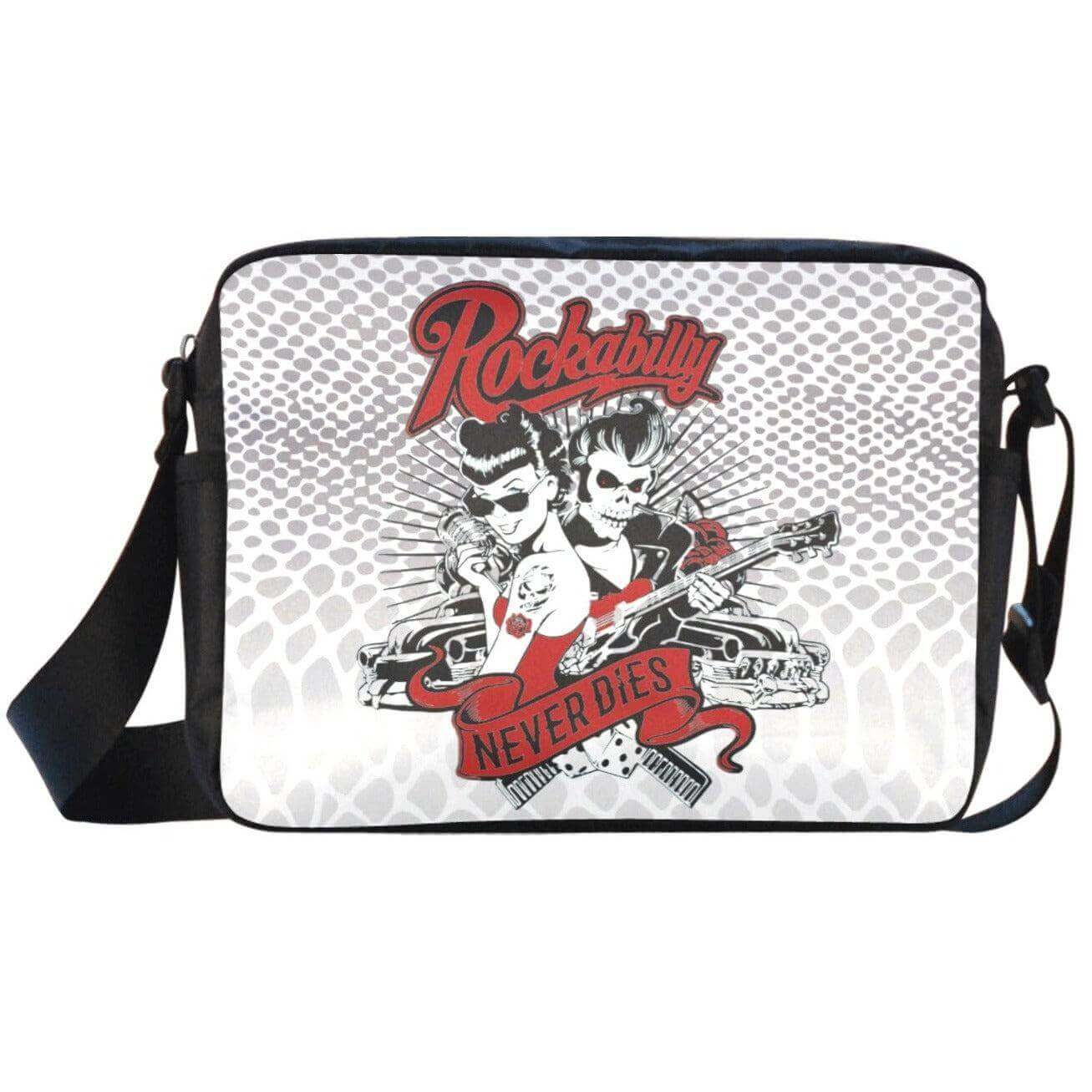 Rockabilly Never Dies Crossbody Satchel Bag – Poison Arrow Retro